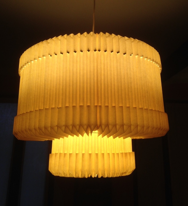 Moioli Gallery - 21ST C. Pleated Ceiling Light By Graham Bibby